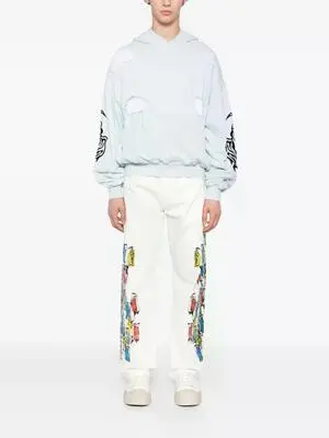 WARREN LOTAS Graphic-print Straight Leg Jeans