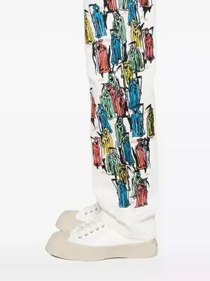 WARREN LOTAS Graphic-print Straight Leg Jeans