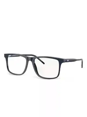 Emporio Armani Square Frame Glasses - Black