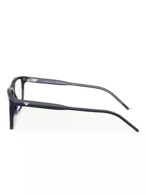 Emporio Armani Square Frame Glasses - Black