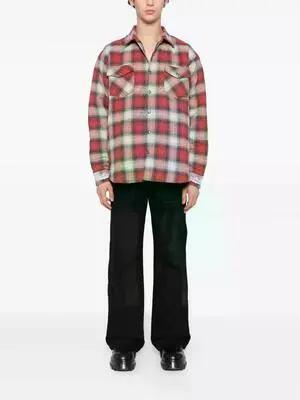 WARREN LOTAS Plaid Shirt Jacket