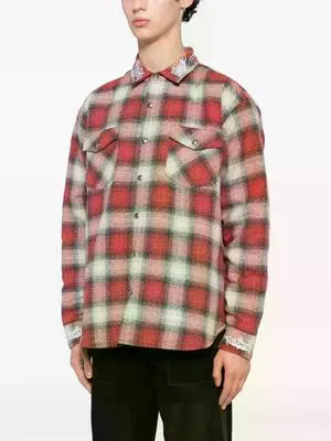 WARREN LOTAS Plaid Shirt Jacket