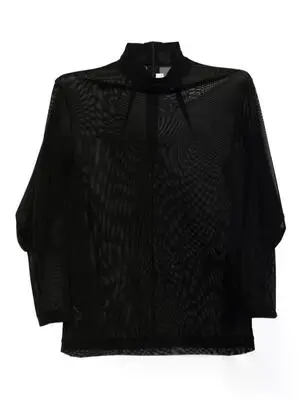 Noir Kei Ninomiya Mesh Long Sleeve Top