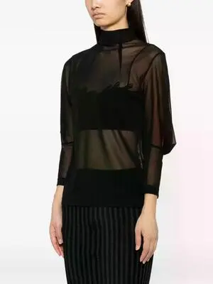 Noir Kei Ninomiya Mesh Long Sleeve Top