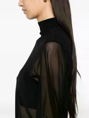 Noir Kei Ninomiya Mesh Long Sleeve Top