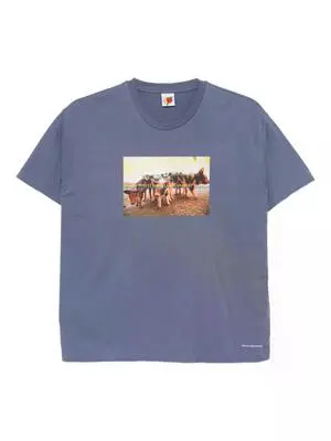 SKY HIGH FARM WORKWEAR Cotton T-shirt - Blue