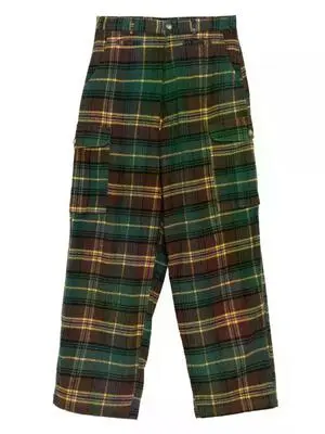 SKY HIGH FARM WORKWEAR Flannel Cargo Pants