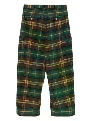 SKY HIGH FARM WORKWEAR Flannel Cargo Pants