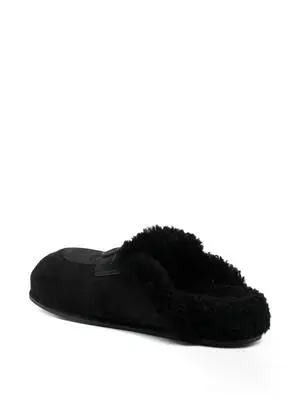 Rene Caovilla Crystal-embellished Mules - Black