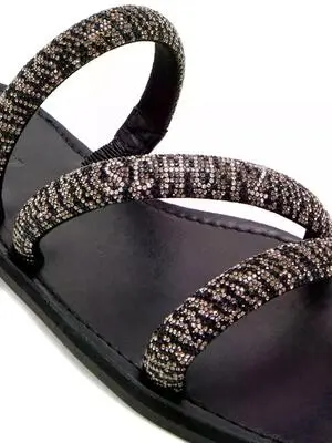 Schutz Embellished Three-strap Sandals
