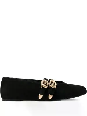 STUART WEITZMAN Maven Buckle-strap Ballerina Flats