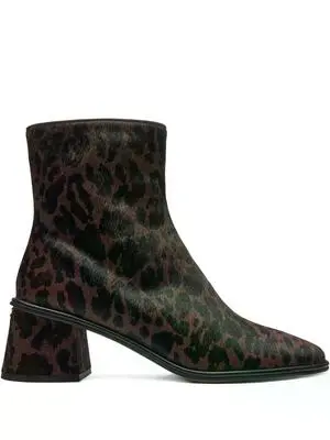 COACH Leopard-print Ankle Boots