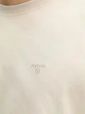 Barbour Logo-embroidered Crewneck Sweatshirt - Neutrals
