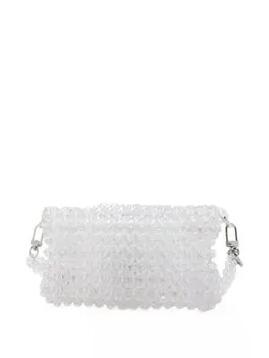 BAD AT MATH Embellished Beaded Shoulder Bag