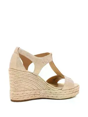 Michael Kors 100mm Berkley Zip-front Espadrilles - Neutrals