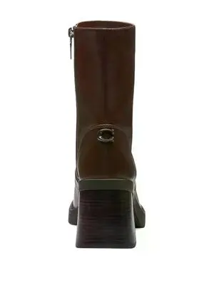 COACH® Sculpted C Leather Boots