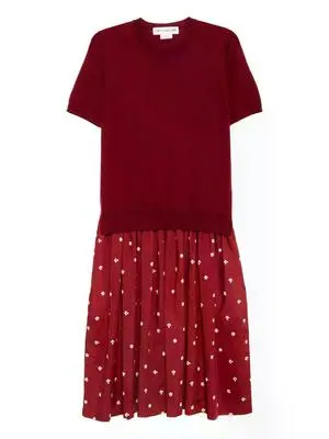 Comme Des Garcons Crewneck Day Dresses