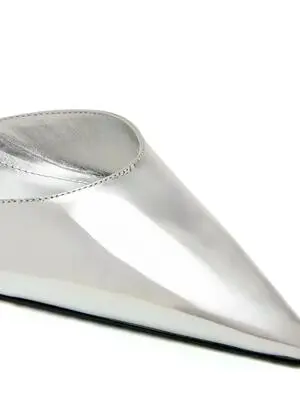 Schutz Elise Metallic Ankle-strap Pumps