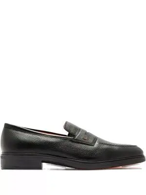 Santoni Leather Loafers