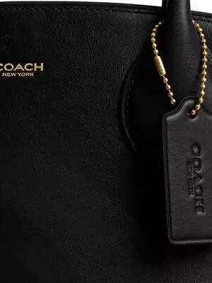 COACH Empire Leather Carryall Tote Bag - Black