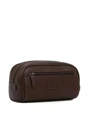 Barbour Leather Wash Bag