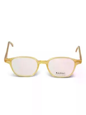 KADOR Quadro Round-frame Glasses - Yellow