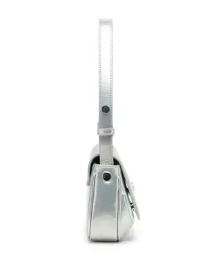 DIESEL® Clutch With Detachable Strap - Silver
