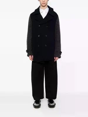 Comme Des Garçons Contrast Panelled Coat
