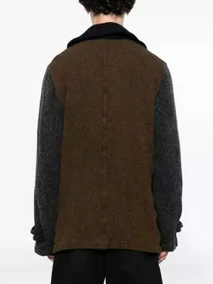 Comme Des Garçons Contrast Panelled Coat