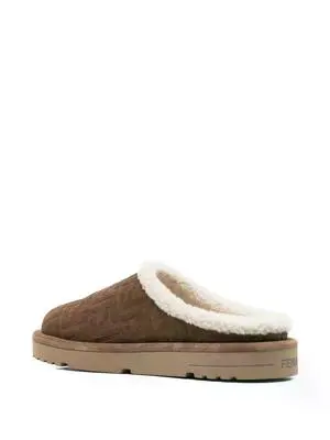 Fendi Afterski Crosta Ff Clogs