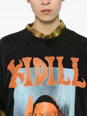 KIDILL Cracked-face T-shirt