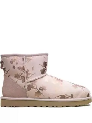 UGG Floral Foil Mini Boots