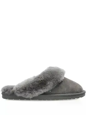 EMU AUSTRALIA Jolie Fur Trim Slippers Grey