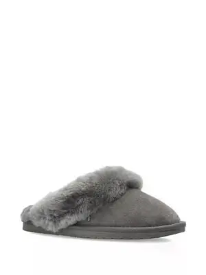 EMU AUSTRALIA Jolie Fur Trim Slippers - Grey