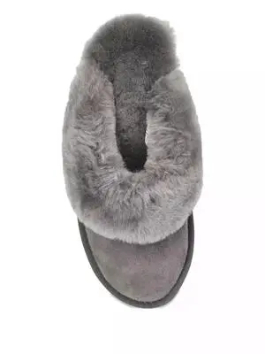 EMU AUSTRALIA Jolie Fur Trim Slippers - Grey