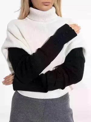 LISA YANG Ribbed Knit Gloves