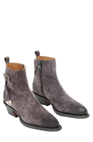 John Varvatos Crosby Saddle Jodhpur Boots - Charcoal