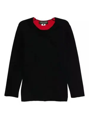Comme Des Garçons Crew-neck Jumper - Black
