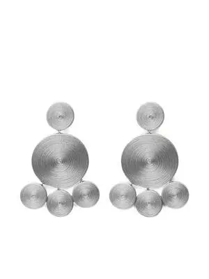 SIMONMILLER Deco Circle Earrings - Silver