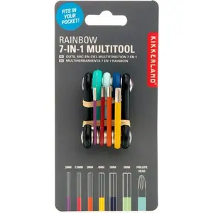 KIKKERLAND DESIGN Rainbow 7-in-1 Tool - Multi