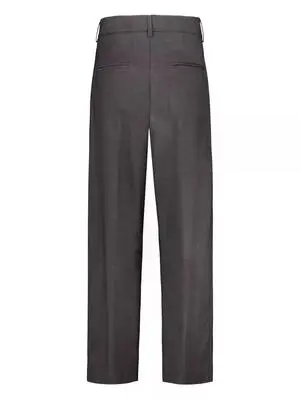 DRHOPE Pressed-crease Wool Trousers