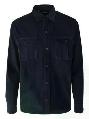 Boglioli Corduroy Pocket Shirt Jacket - Blue