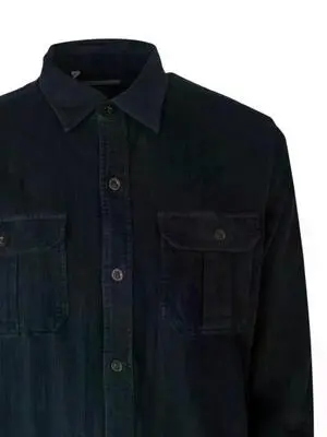 Boglioli Corduroy Pocket Shirt Jacket - Blue