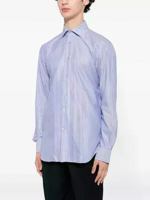 Kiton Stripe-printed Shirt