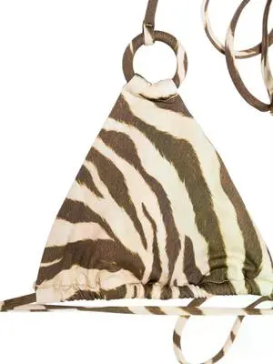 Zimmermann Wanderlust Ring-tie Bikini - Brown