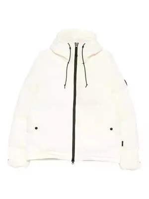 Stone Island Hooded Zip-up Jacket - White