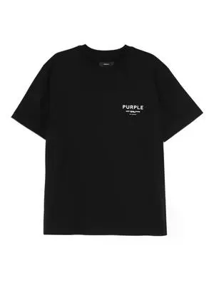 PURPLE BRAND Logo T-shirt - Black