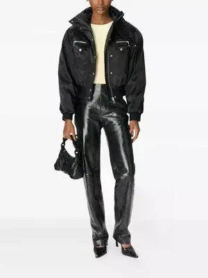 MARINE SERRE Satin Bomber Jacket