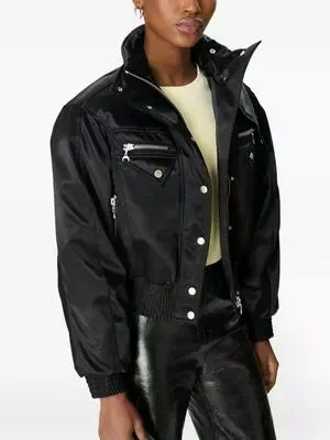 MARINE SERRE Satin Bomber Jacket