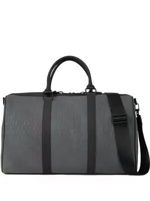 Karl Lagerfeld Monogram-embossed Weekender Bag - Grey